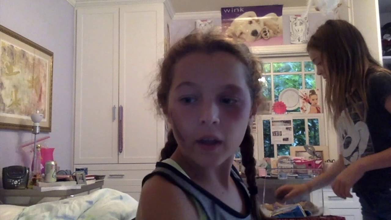 fight scene makeup juliette - YouTube