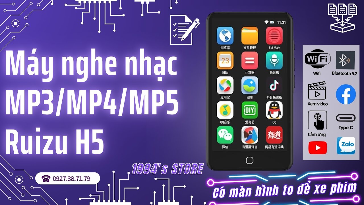 Nhập ngũ mua máy này để lướt Facebook, Zalo, Tiktok, xem phim... Ruizu ...