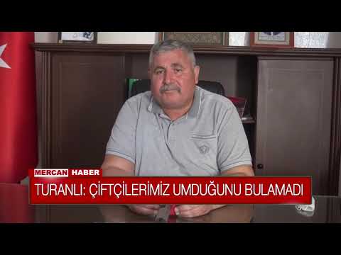 TURANLI ÇİFTÇİLERİMİZ UMDUĞUNU BULAMADI