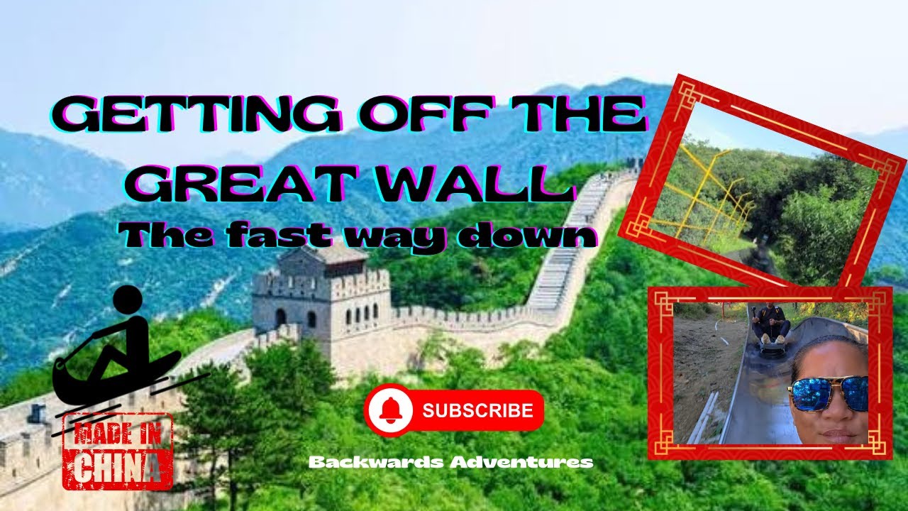 The fast way down the Great Wall of China - YouTube