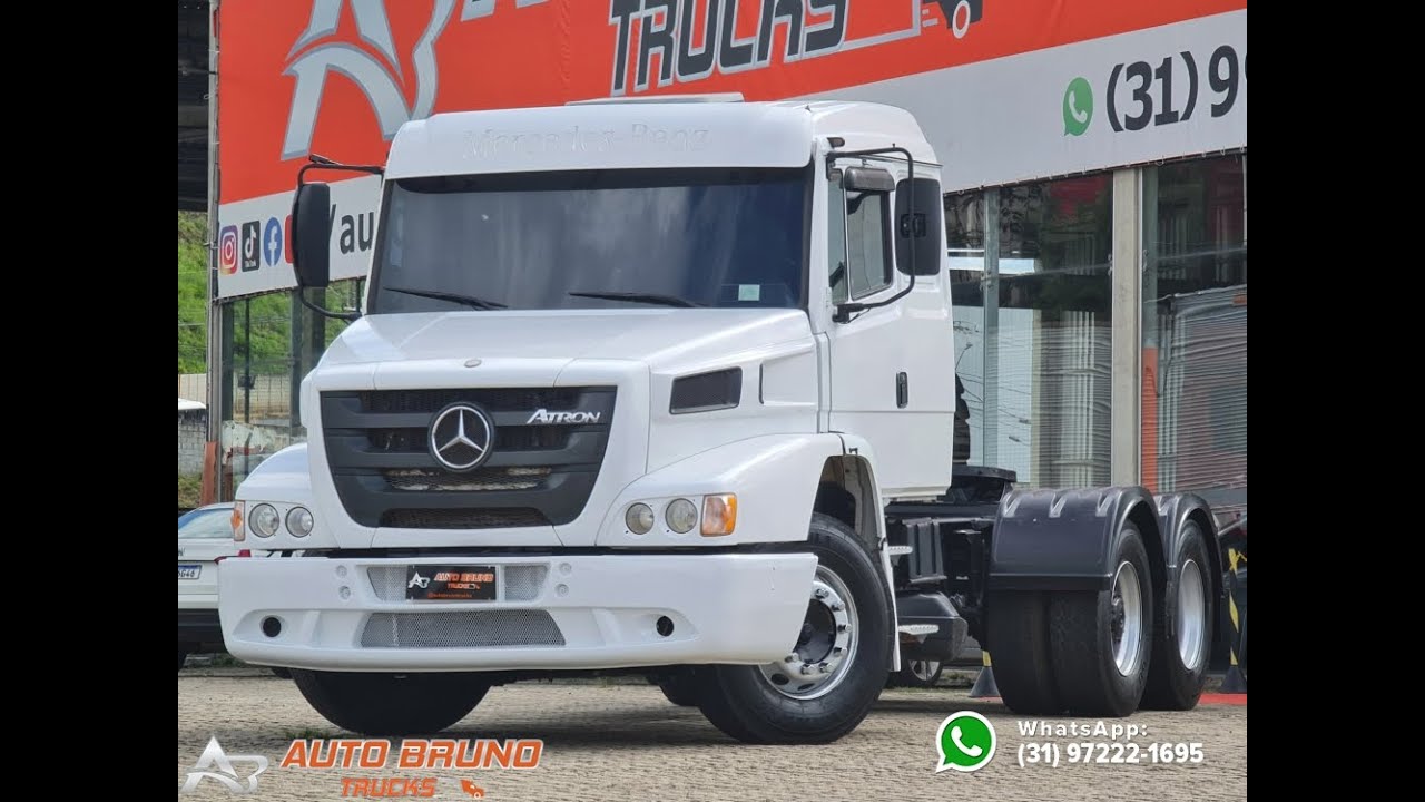 6x2 Mercedes-Benz-Atron 1635 17/18 com Ar - YouTube