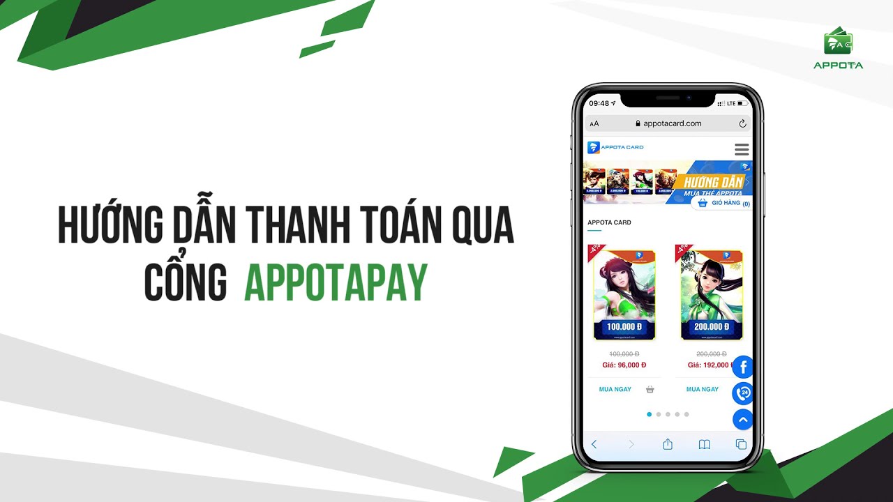[AppotaPay] Hướng dẫn thanh toán trên mobile - YouTube