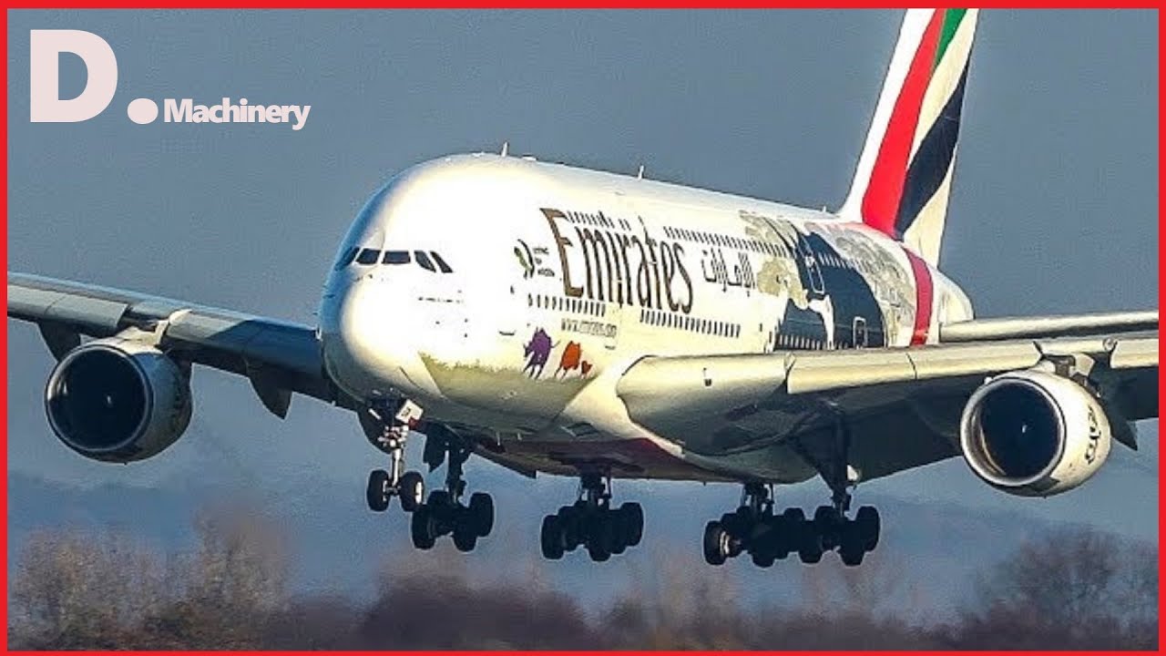 Modern Boeing Max 787 | The World's Largest Super Plane? Landing | Take ...