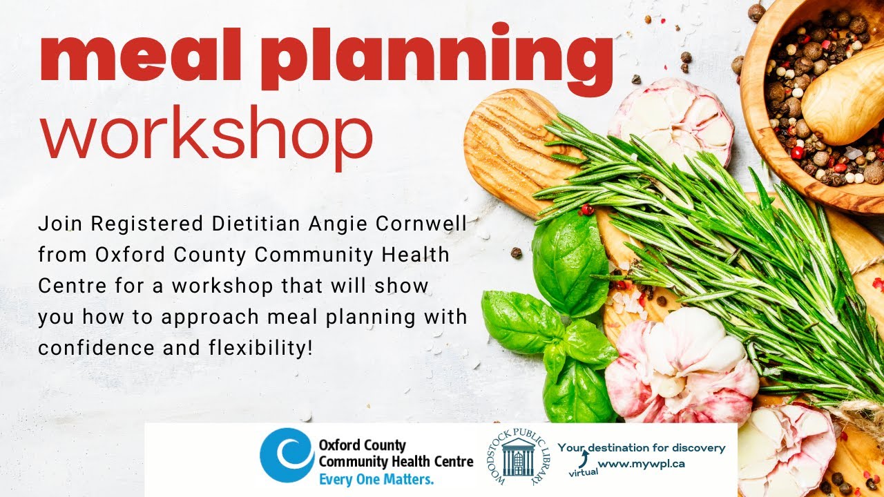 Meal Planning Workshop: Part 2 - YouTube
