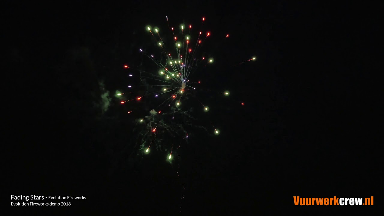 Fading Stars - Evolution Fireworks - Vuurwerkcrew - YouTube