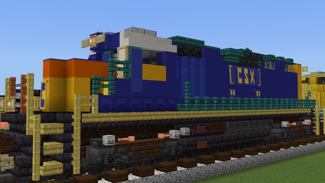 CSX 6914 Unofficial Chessie System Nose -A Minecrafter's Tutorial - YouTube