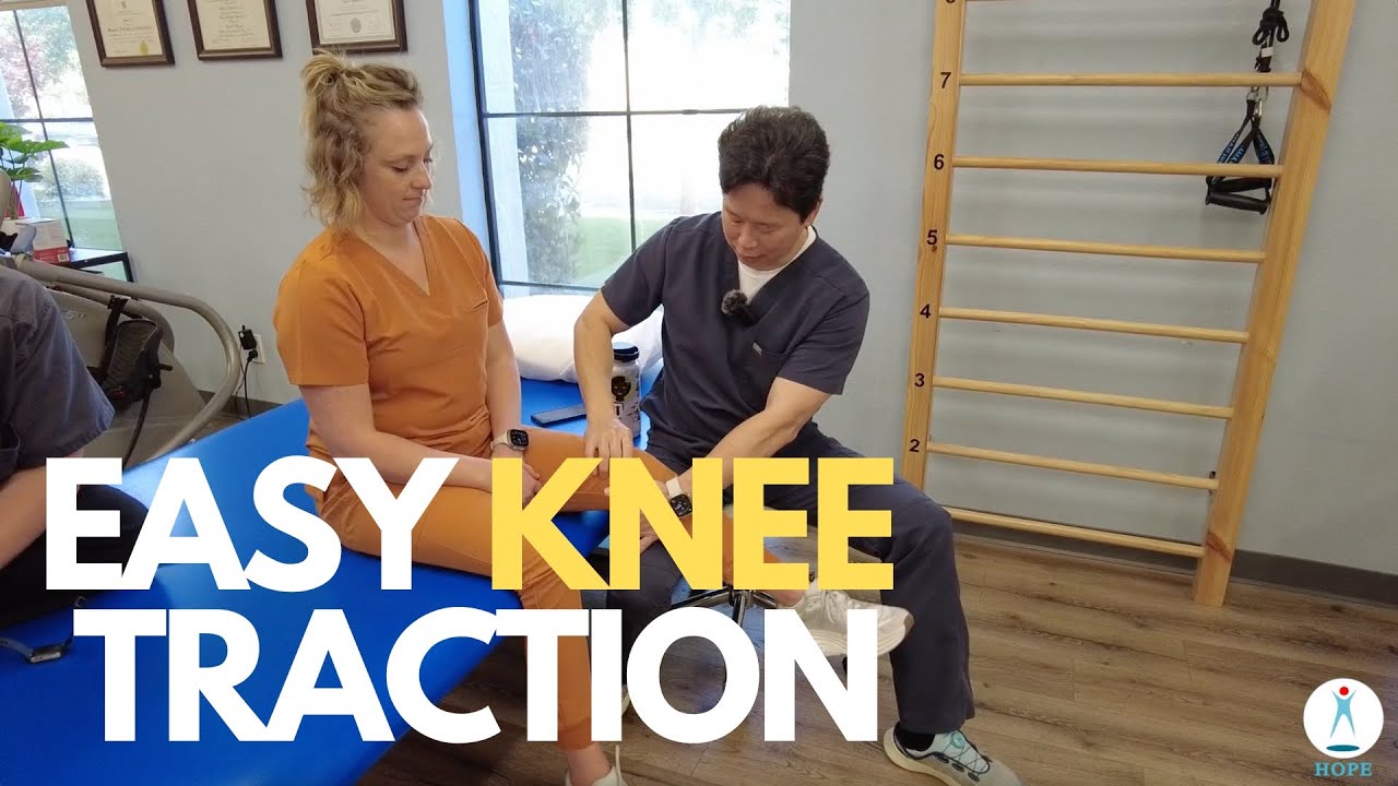 Pain from Knee Arthritis? Easy Knee Traction | Level Up with Dr. Lu ...