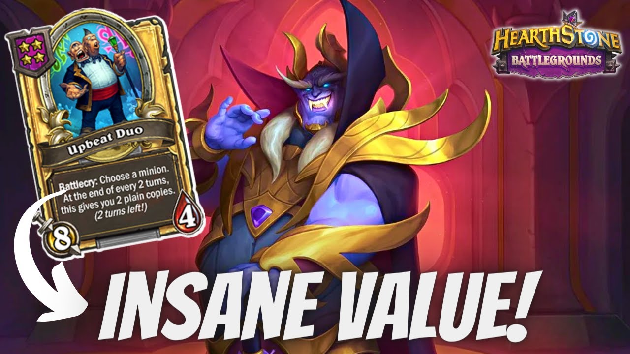 Faelin: Upbeat Duo = GAME CHANGER | Hearthstone Battlegrounds | PATCH ...