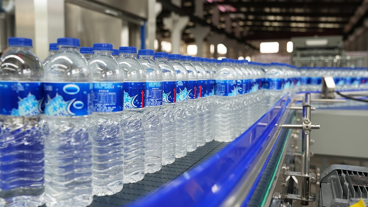 12000bph Water Filling and Packing Line For Customer From Nigeria - YouTube