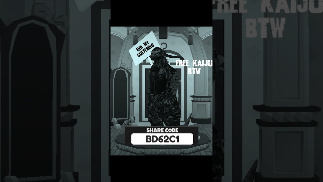 RHS Godzilla 1954 remodel Free Outfit code Robloxian highschool again ...