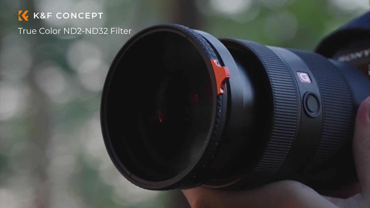 K&F CONCEPT True Color Variable ND Filter Nano-X Series ND2-ND32 Filter ...