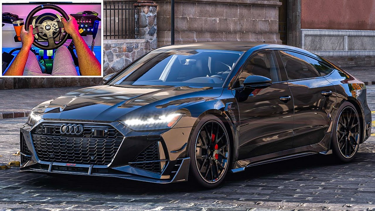 Audi RS7 Sportback ABT (Realistic Driving) - Forza Horizon 5 | Steering ...
