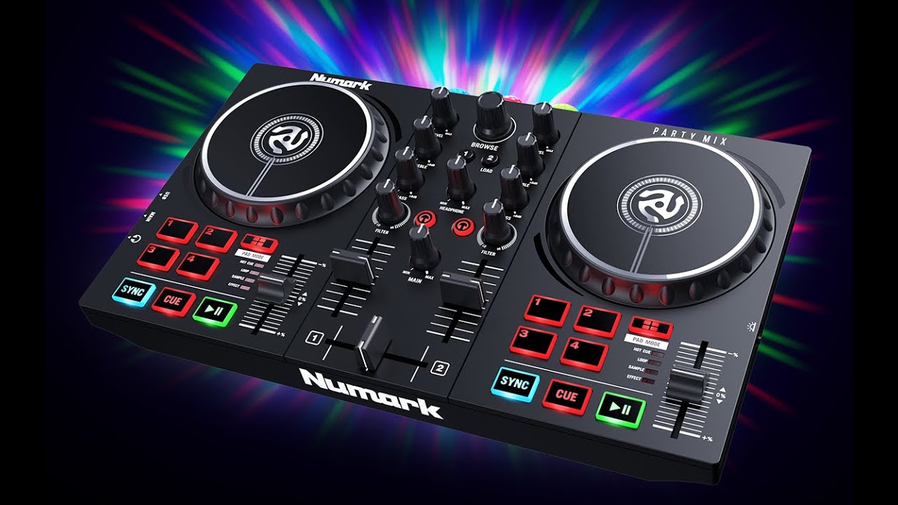 Dj controller numark party mix 2 unboxing - YouTube