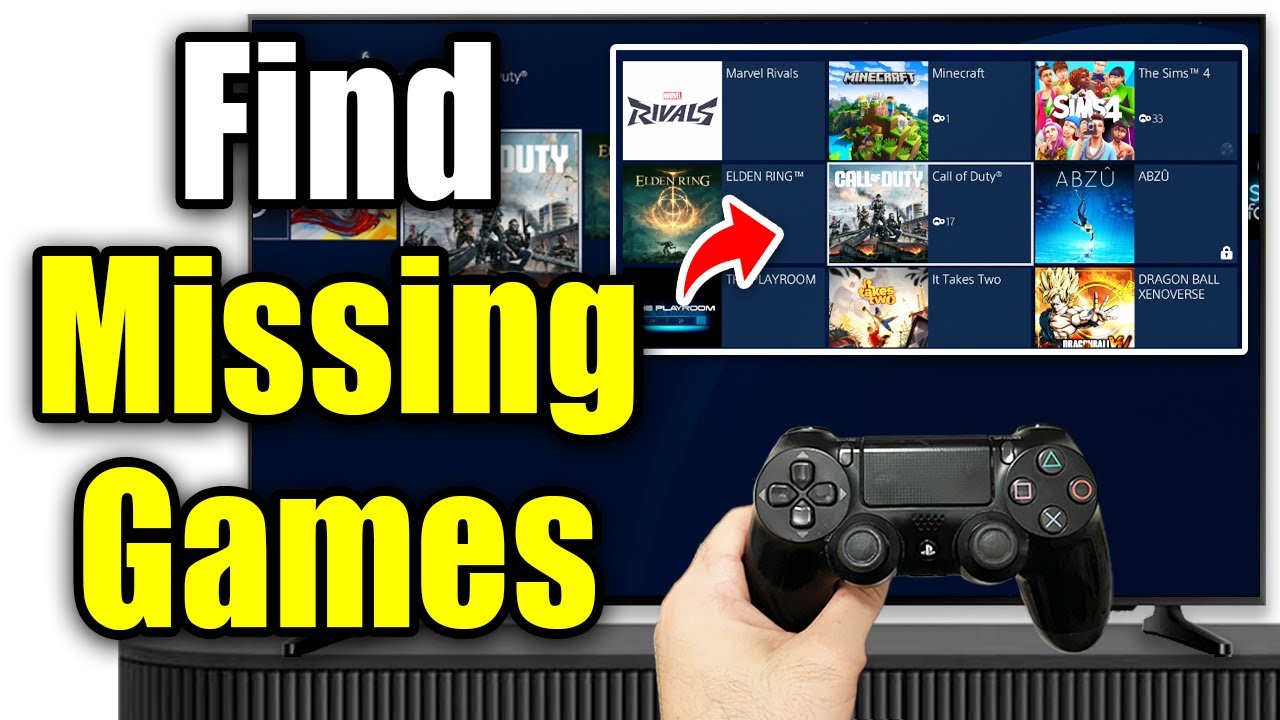 How To Find Missing or Deleted Games on PS4 (Easy Guide!) - YouTube