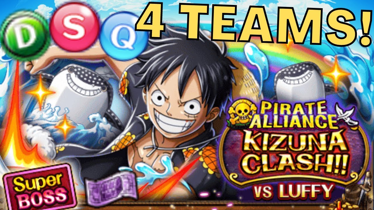 OPTC KIZUNA LUFFY TEAMS! I HECKIN' ️ OPTC!!! (One Piece Treasure Cruise ...