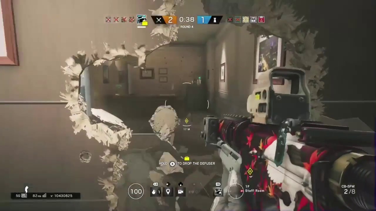 Fuze charge headshot - Rainbow Six Siege - YouTube