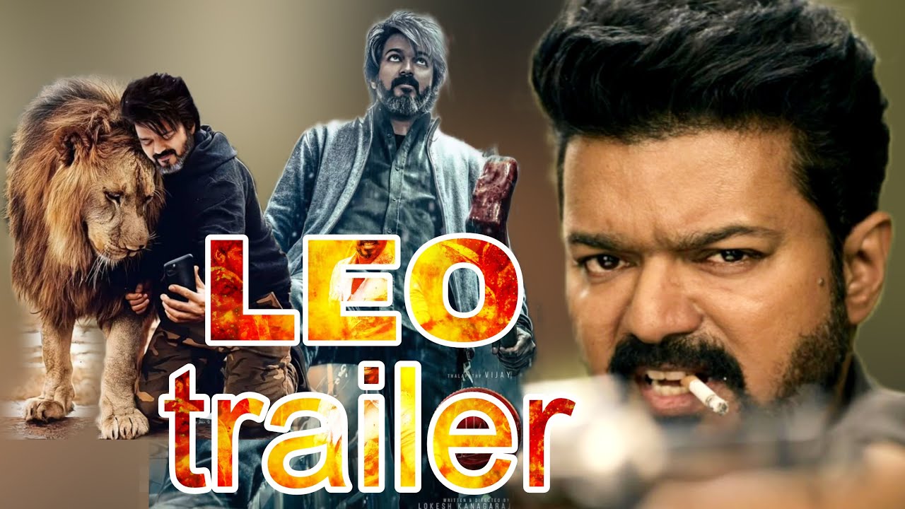 LEO trailer Thalapathyvijay Trisha - YouTube