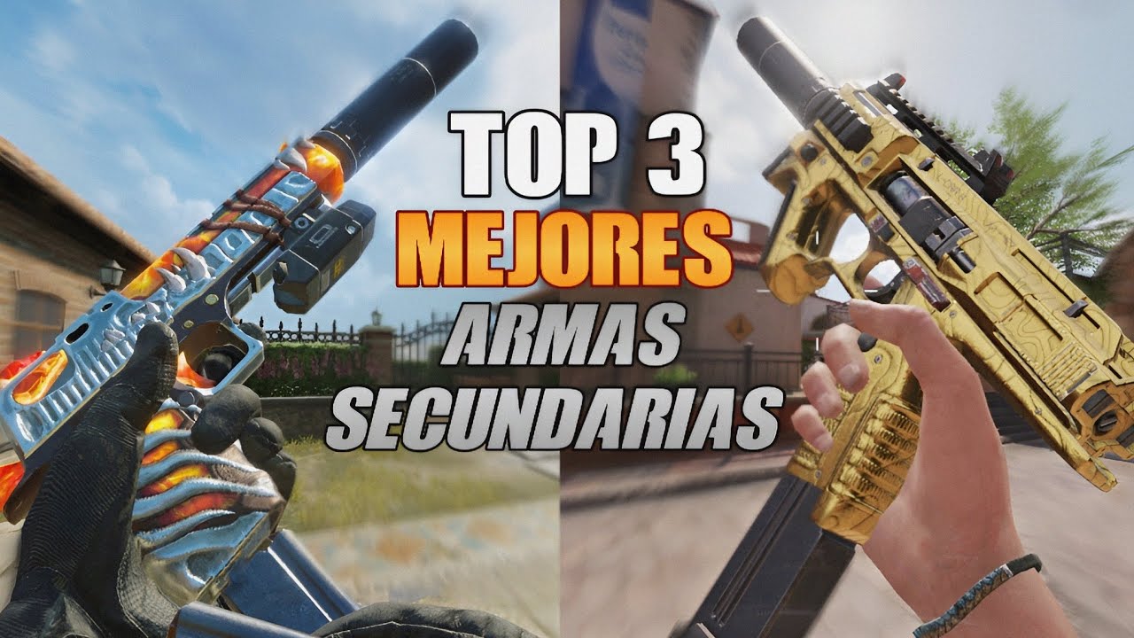 TOP 3 MEJORES ARMAS SECUNDARIAS + CLASES en COD MOBILE - YouTube