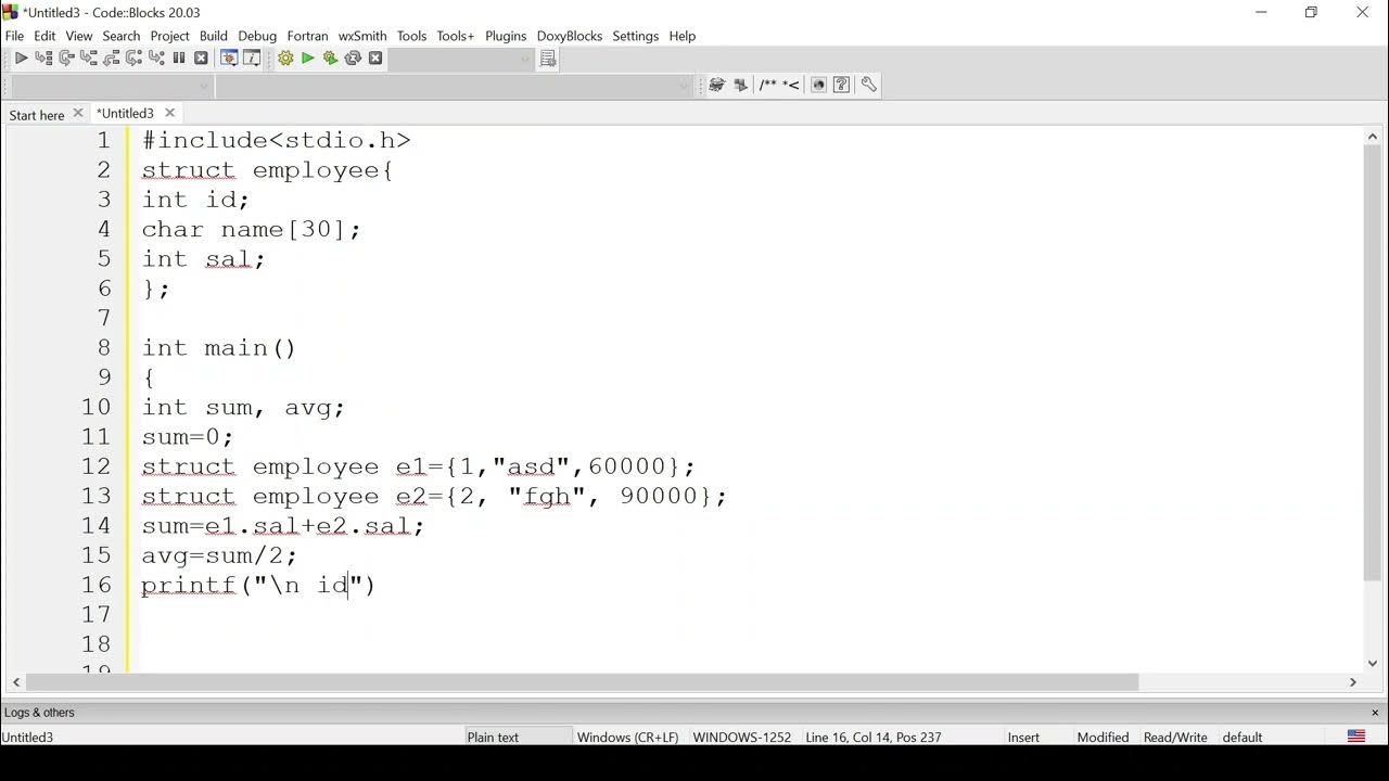 initializing structure variables statically - YouTube
