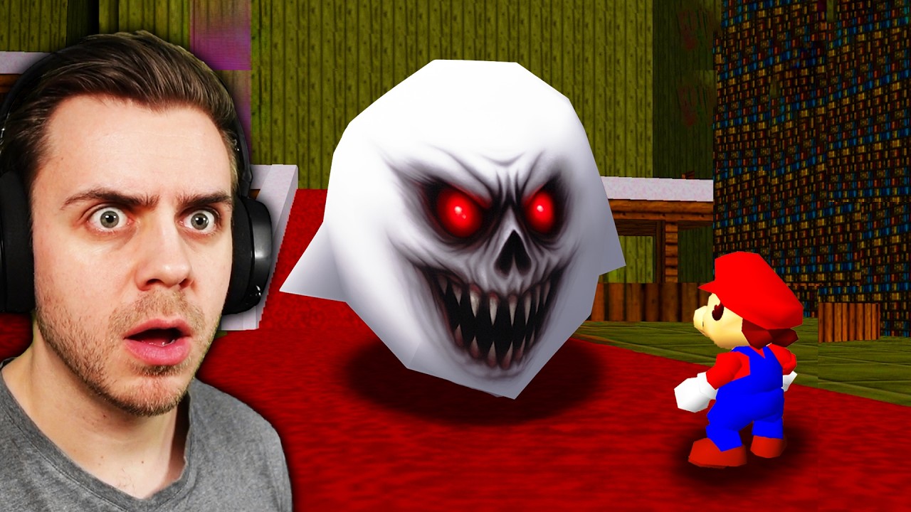 Big Boo's Extra Scary Mansion in Mario 64 - YouTube