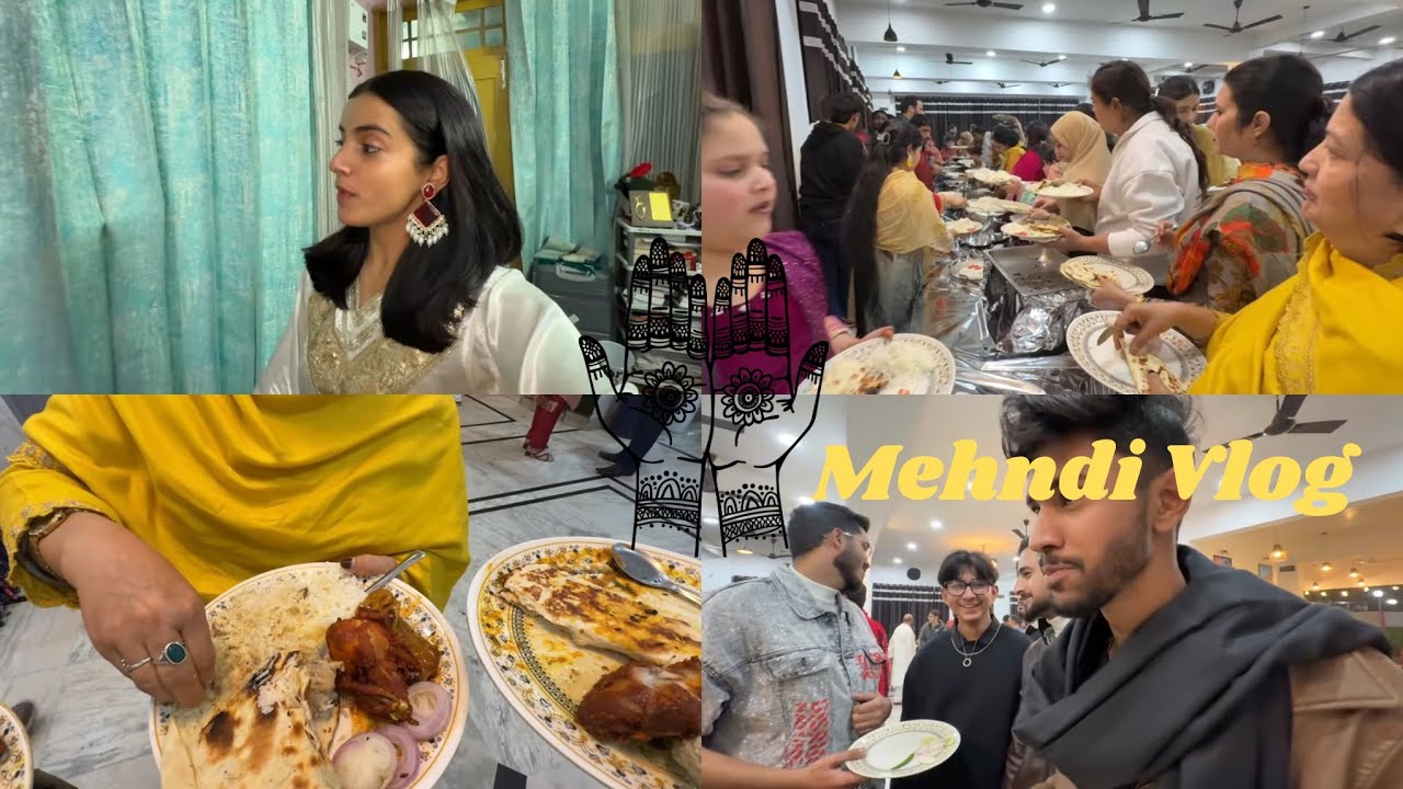 Sick Day Vlog 🤒 | Still Made It to the Mehndi Function 💛 | Nikka ...
