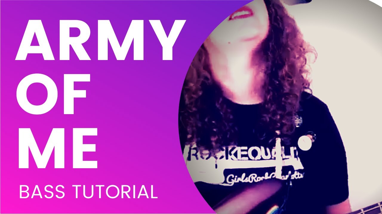 Army of Me Bjork Bass Tutorial - YouTube