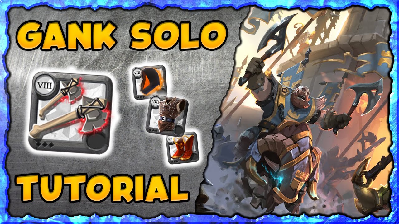 [TUTORIAL] Gank Solo Patas de Urso Albion Online - YouTube