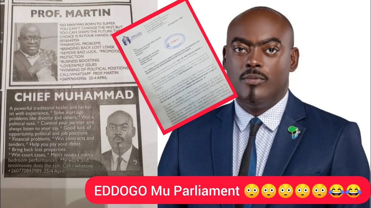 EDDOGO !! Bizuuse Hon Fred Mukasa Mbidde Mbu musawo Wakinansi - YouTube