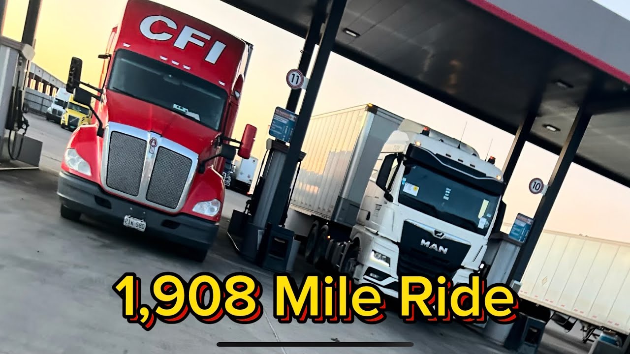 CFI Rookie 1,908 Mile Ride Along | Contract Freighters Inc. - YouTube
