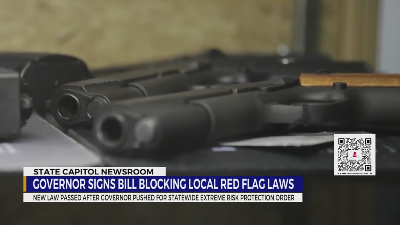 Gov. Lee signs bill blocking local red flag laws - YouTube