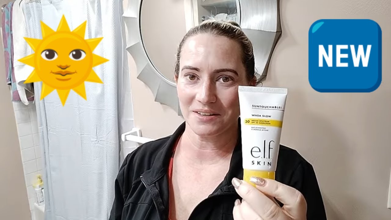 elf Cosmetics 🌞 Suntouchable Whoa Glow Broad Spectrum SPF 30 Sunscreen ...