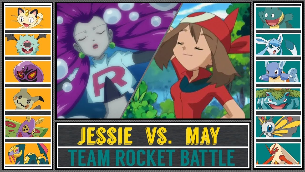 Jessie vs. May (Pokémon Sun/Moon) - Team Rocket Battle - YouTube
