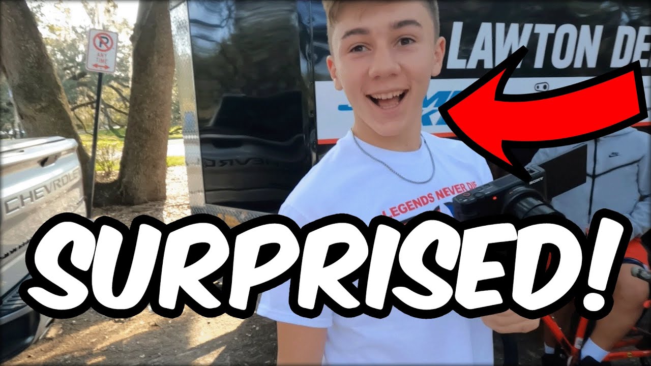 You Won't Believe What I Did To Surprise Lawton Denis! - YouTube