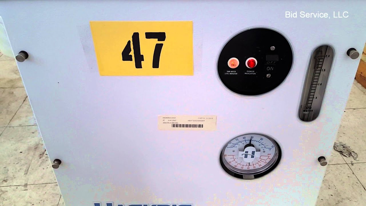 Haskris WW1 Heat Exchanger #58679 - YouTube