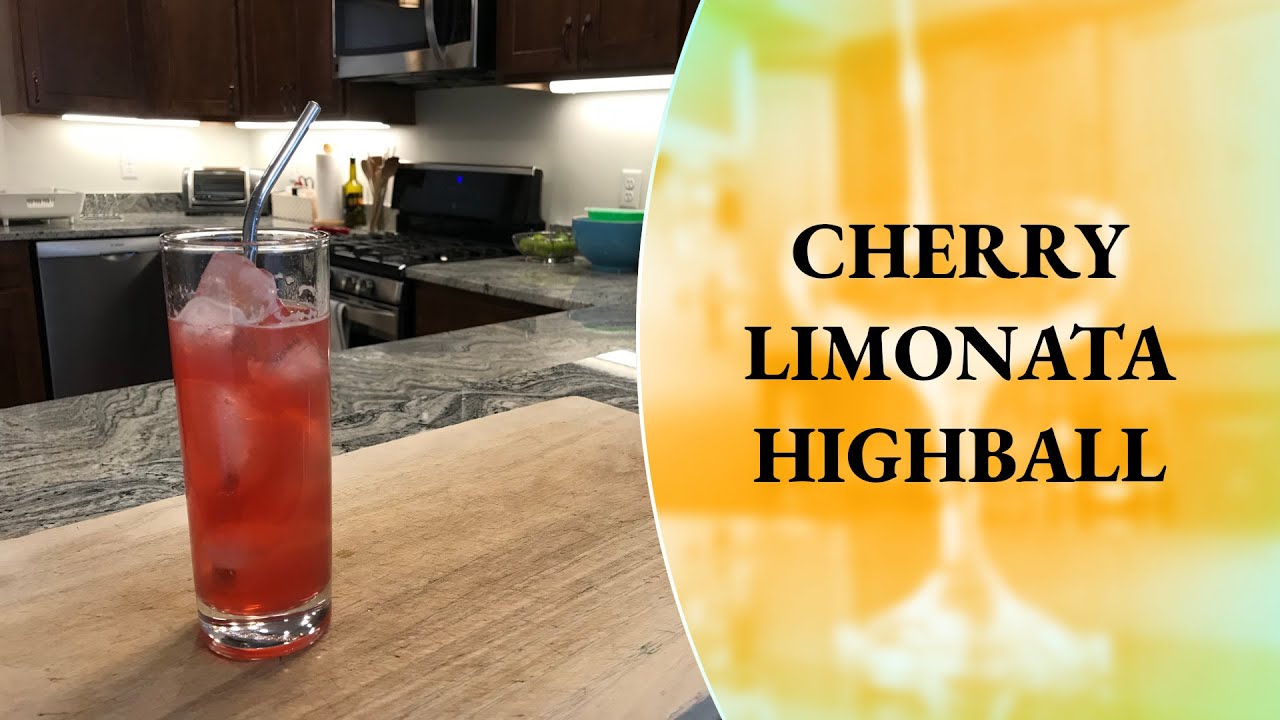 How to Make a Cherry Limonata Highball - Rum Cocktail - Cocktails At ...