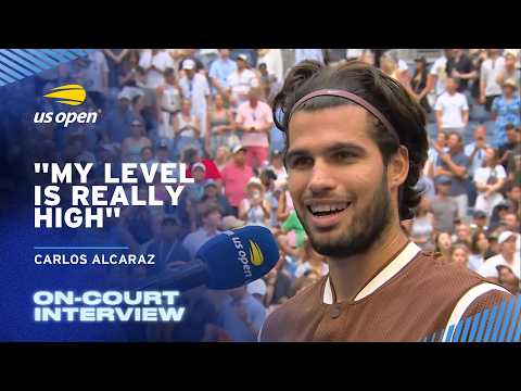 Carlos Alcaraz On-Court Interview | 2026 US Open Round 3