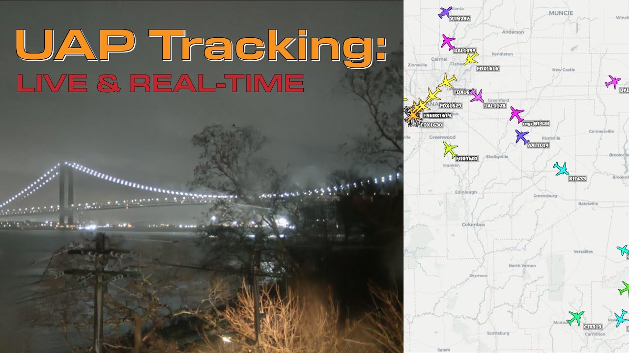 NJ UAP Drone Watch: Live with Flight Tracking | AnomalousReport - YouTube