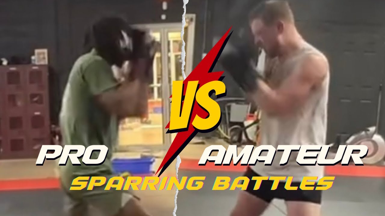 Boxing Sparring: Pro vs Amateur🥶 - YouTube