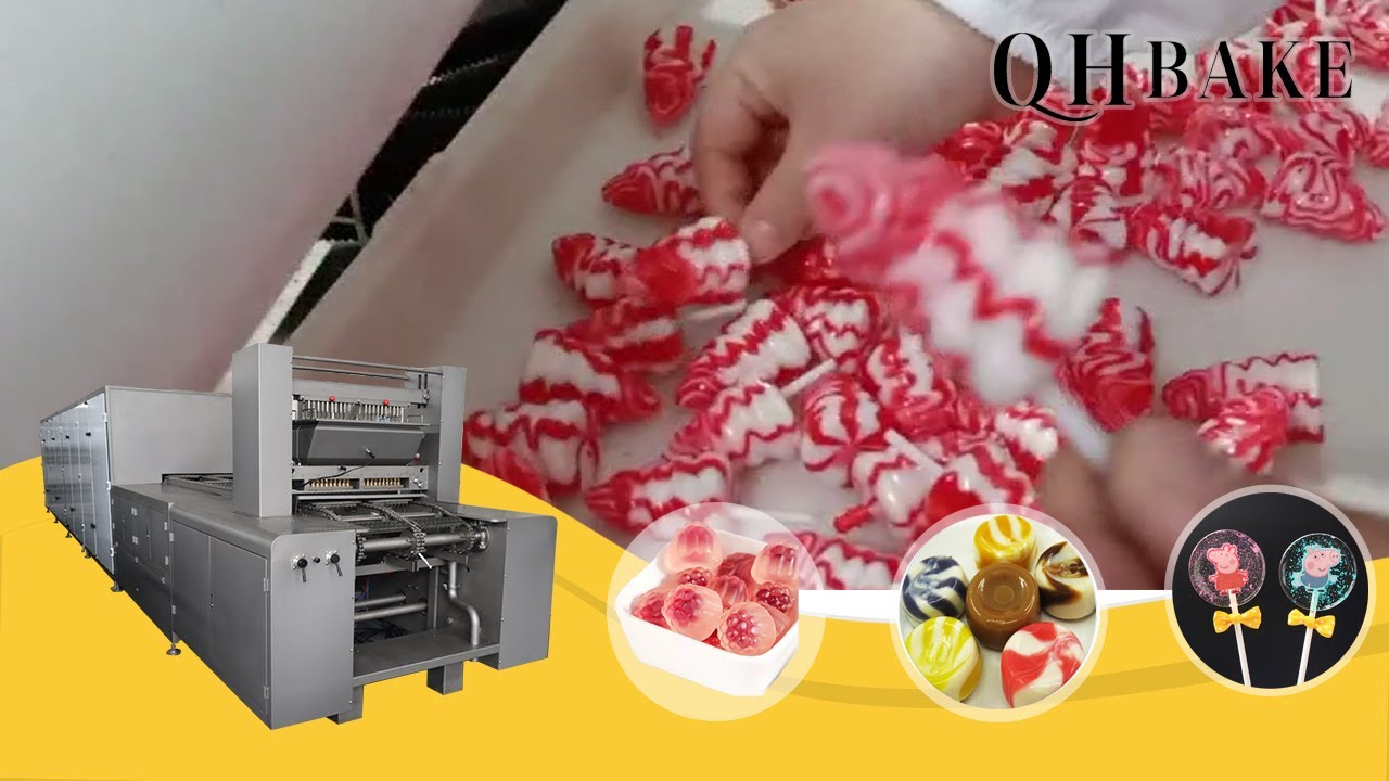 Candy making machine Ice cream lollipops production line Hard candy ...