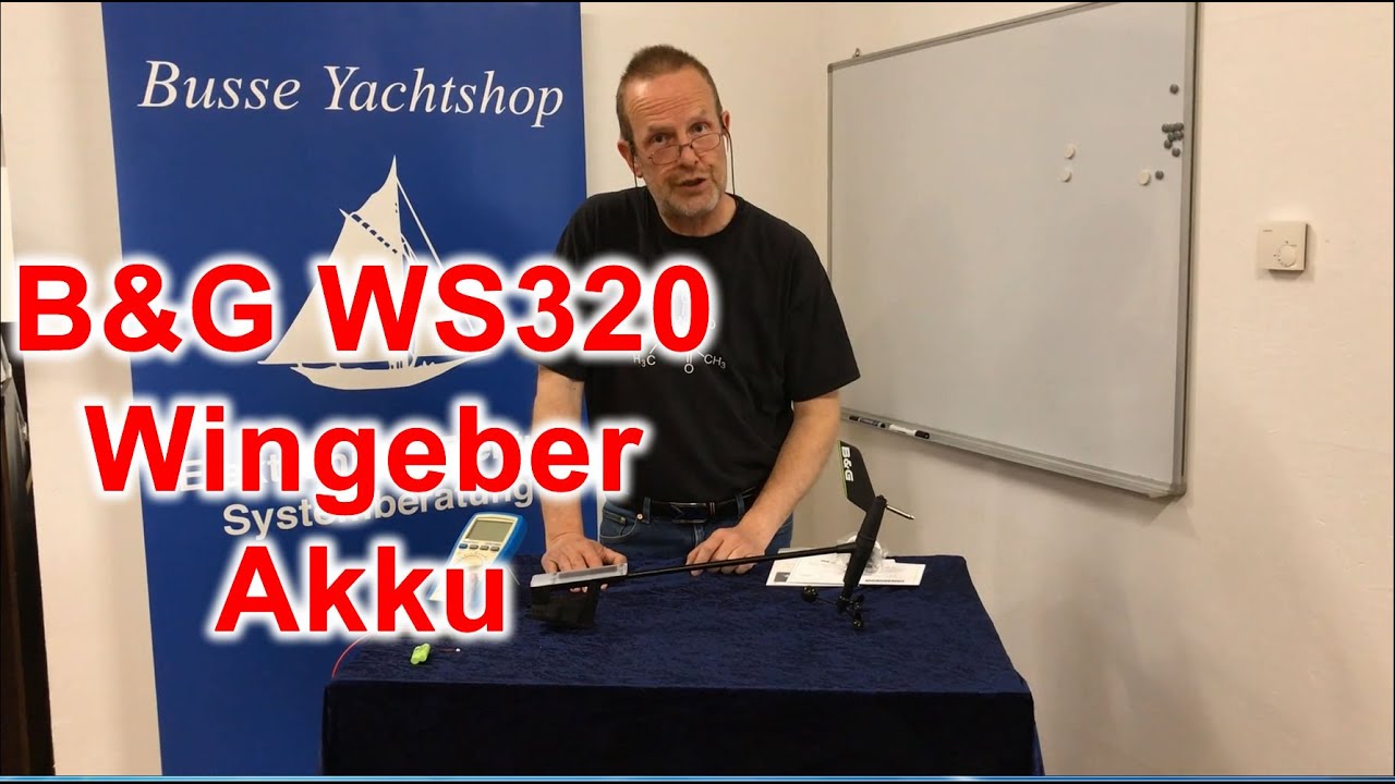 Akku einsetzen im B&G WS320 Funk Windgeber - YouTube