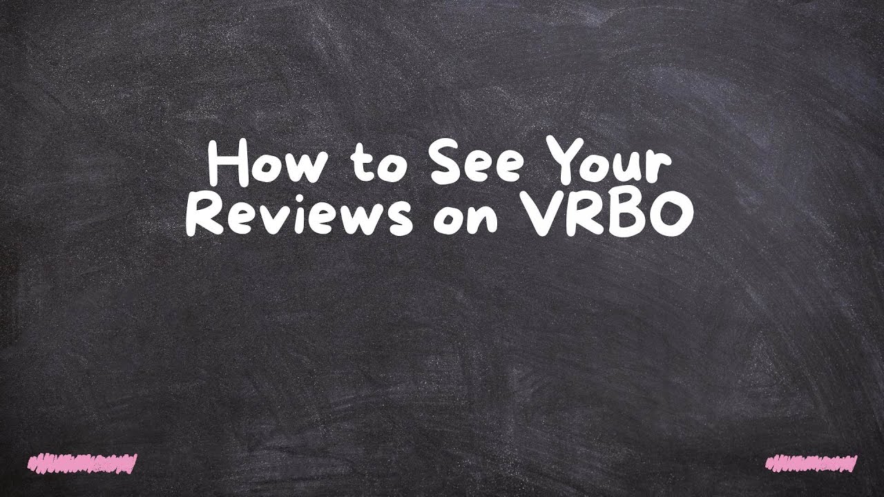 How to See Your Reviews on VRBO - YouTube