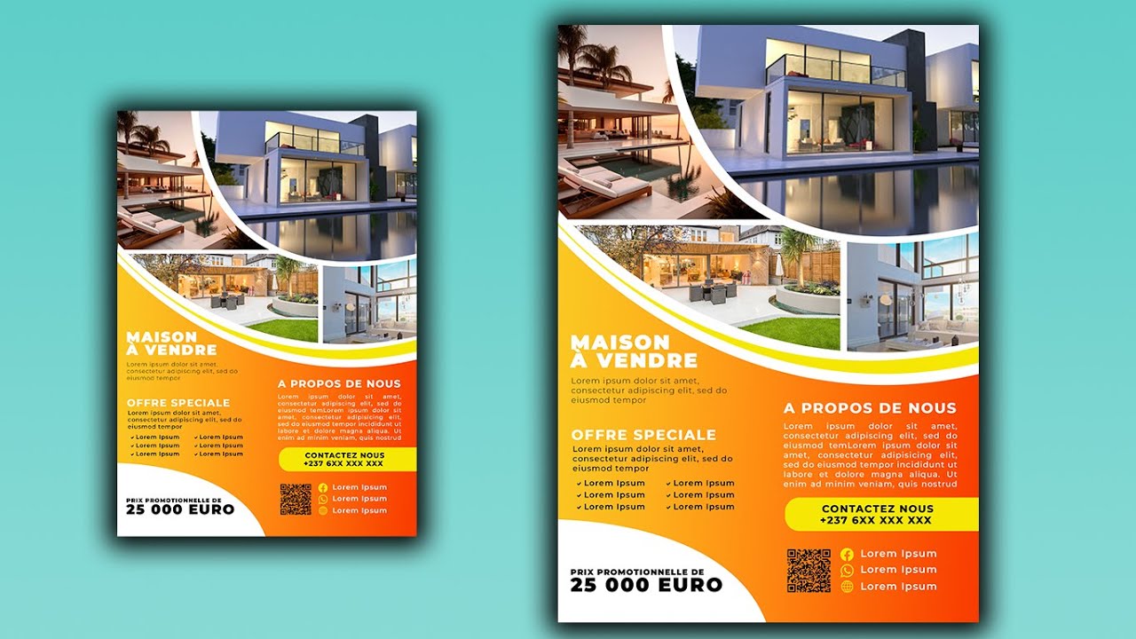 COMMENT CREER UN FLYERS PROFESSIONNEL DANS PHOTOSHOP | TUTORIEL POUR ...