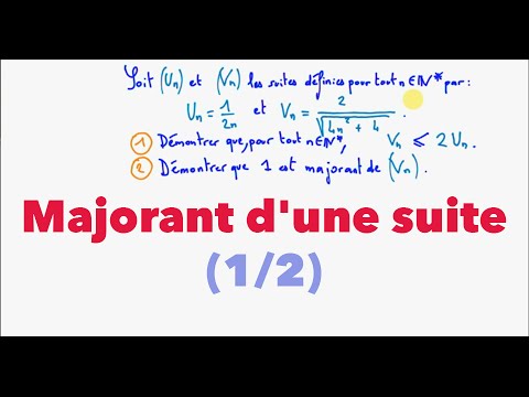 Terminale S Majorant d'une suite (1/2) - YouTube