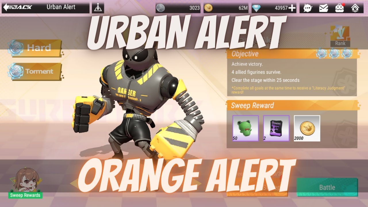 Urban Alert - Orange Alert - 3 Stars | Figure Fantasy (Android/IOS RPG ...
