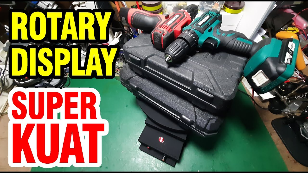 HOW TO MAKE A ROTARY DISPLAY | Cara Membuat Mesin Putar Produk Display ...