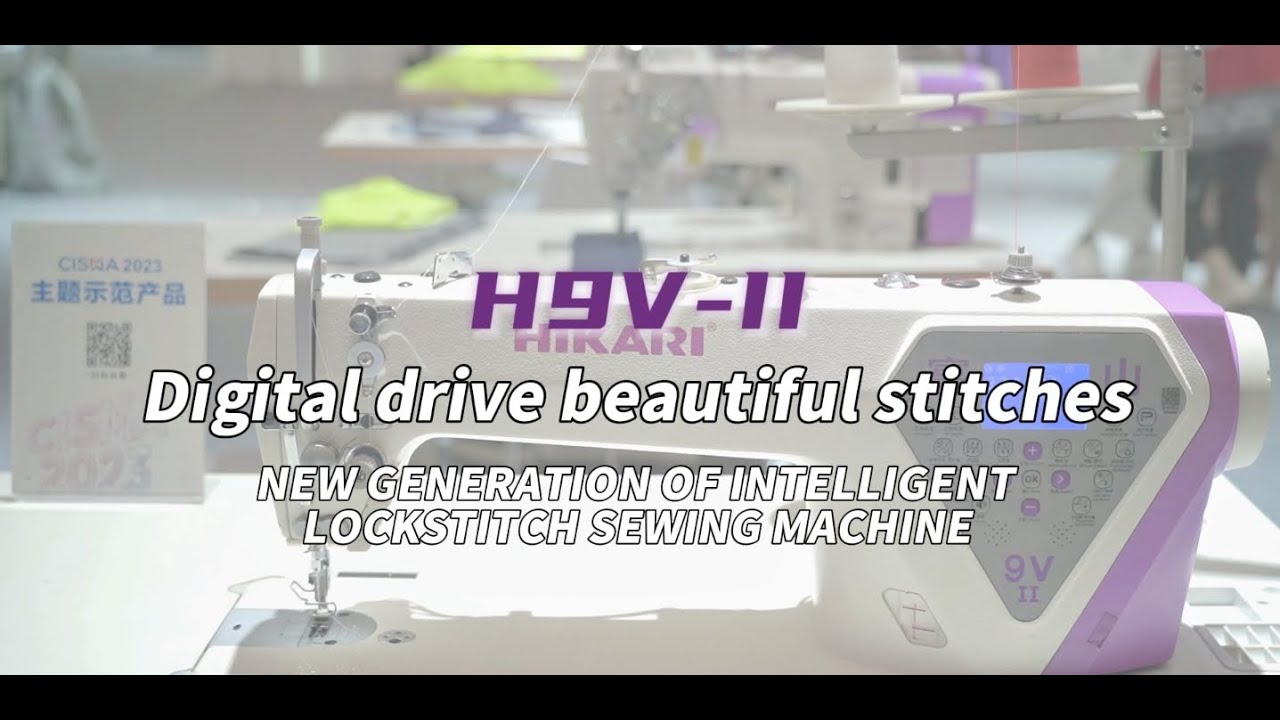 New generation of intelligent lockstitch sewing machine#hikari #9v ...