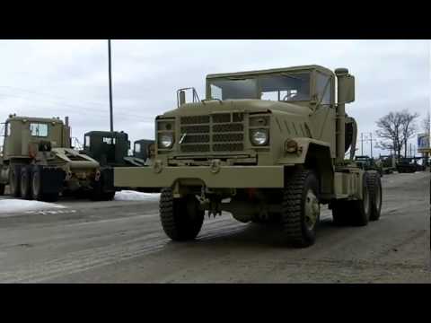 M932 5 Ton 6x6 Tractor Truck - YouTube