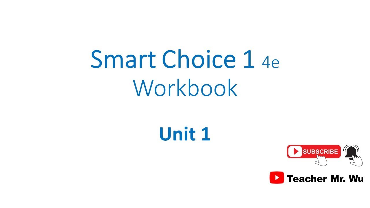 SC4e 01 WB Unit 1 - YouTube