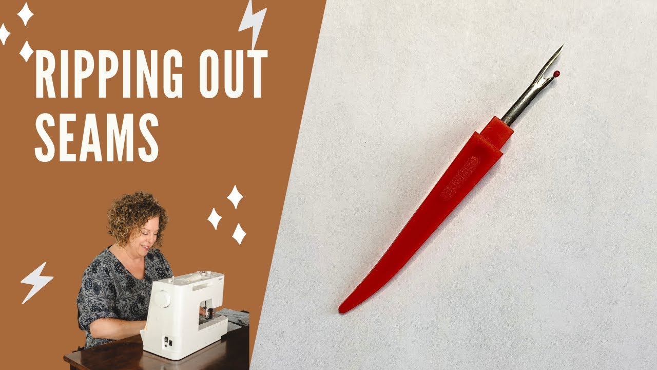 Different Ways to Rip Out Seams | Ripping Out Seams - YouTube