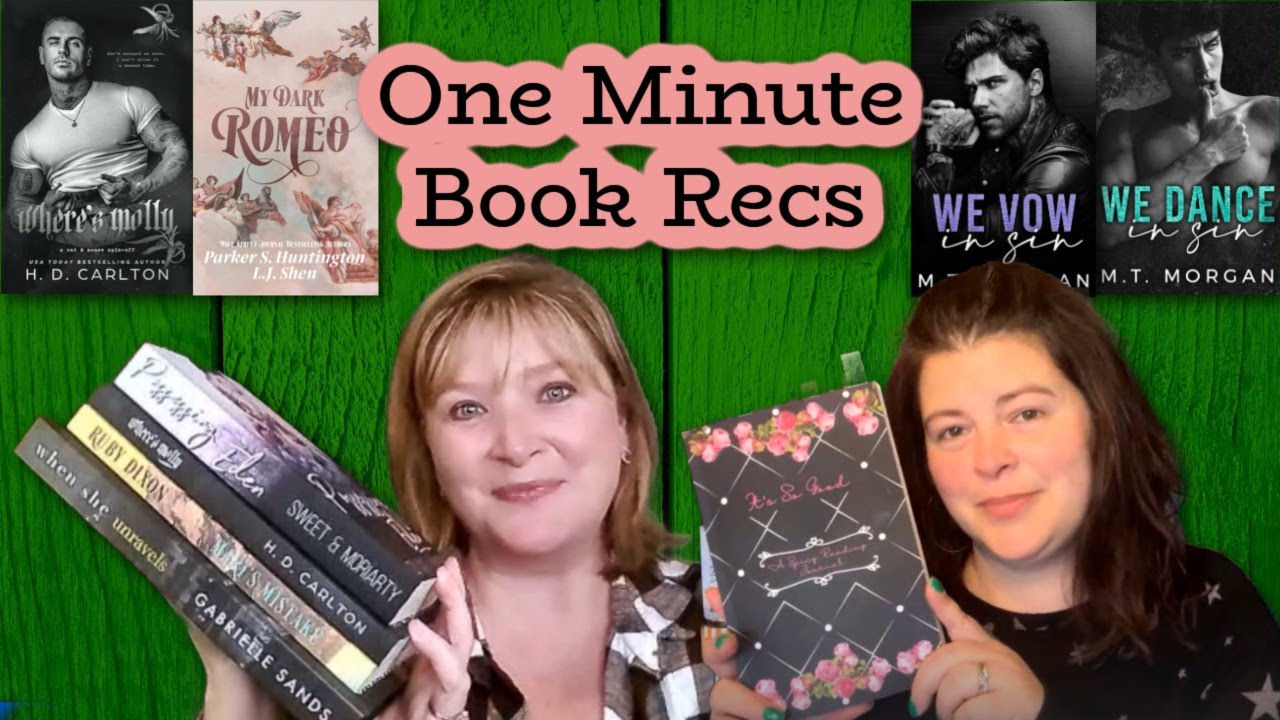 One Minute Book Recs -Dark Romance, Popular BookTok Books, Book Kinks ...
